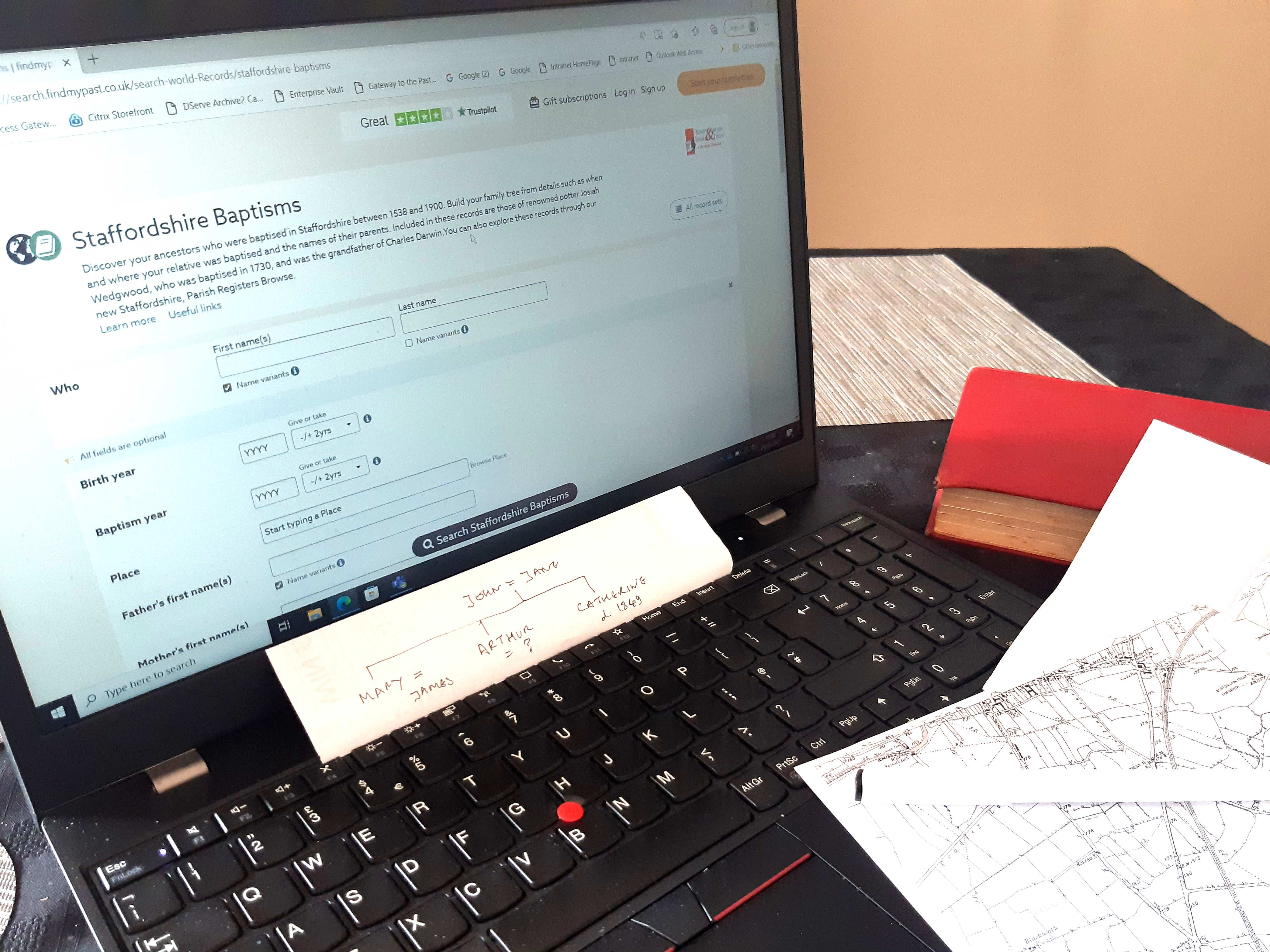 Remote Research – Staffordshire History Centre