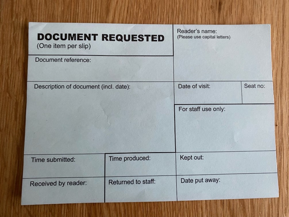 Cara’s work experience – Staffordshire History Centre